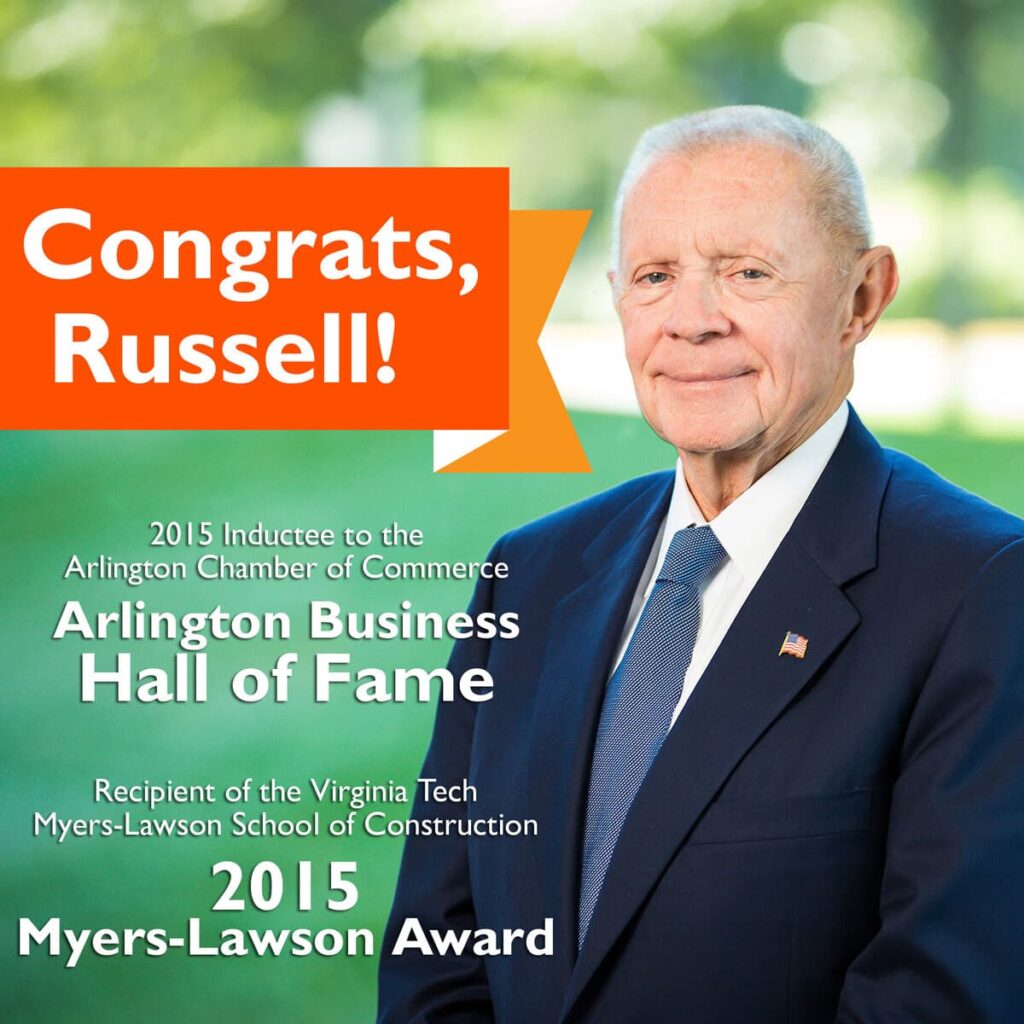 Russell Hitt Honored with Two 2015 Achievement Awards - HITT Contracting