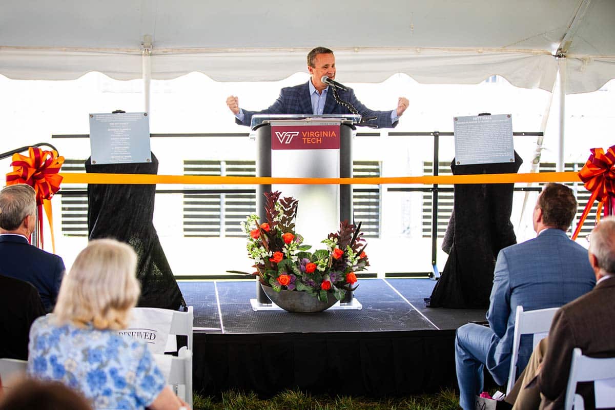 Virginia Tech Dedicates Hitt Hall - HITT Contracting